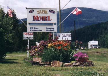Business Opportunity, Yahk Motel, Yahk, BC
